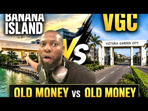 Inside LAGOS BILLIONAIRES ESTATES - BANANA ISLAND Vs VGC Victoria Garden City #lagos #nigeria 