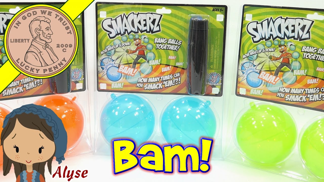 Smackerz, The Bam Bam Bang Balls Together Toy - YouTube