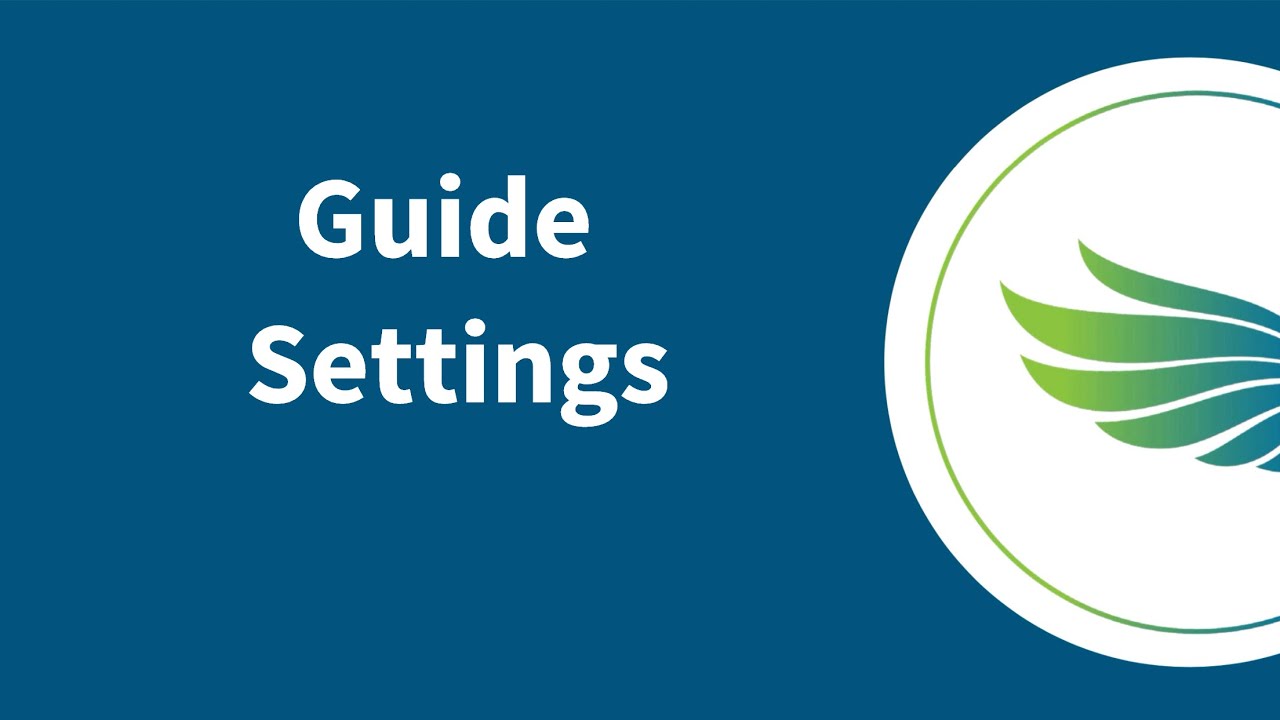 Your TV Guide Settings - YouTube