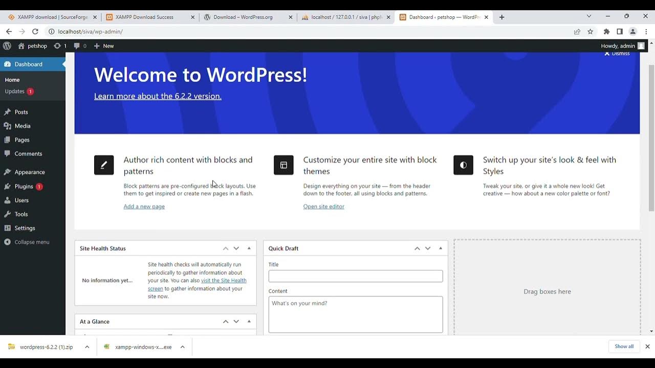 Wordpress Installation In Xampp Server In Tamil Youtube