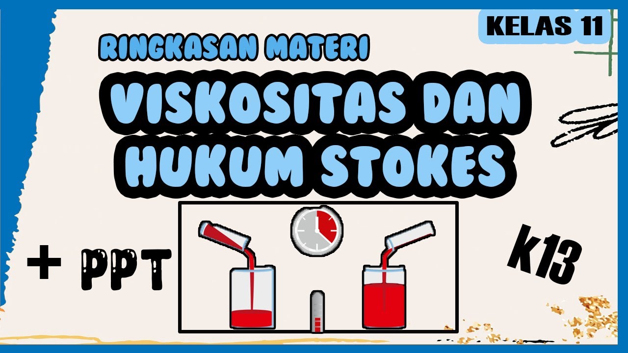 VISKOSITAS DAN HUKUM STOKES - YouTube