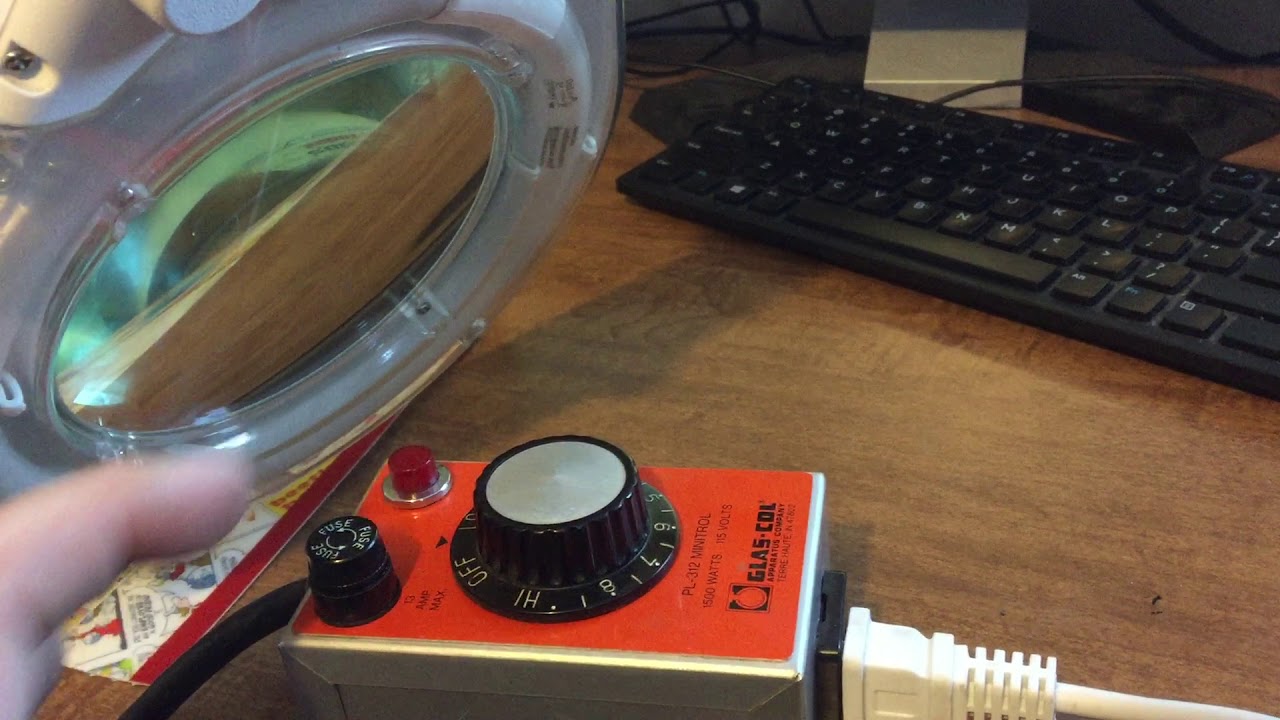 Glas-Col PL312 Minitrol 1500W 115V Mantle Controller - YouTube
