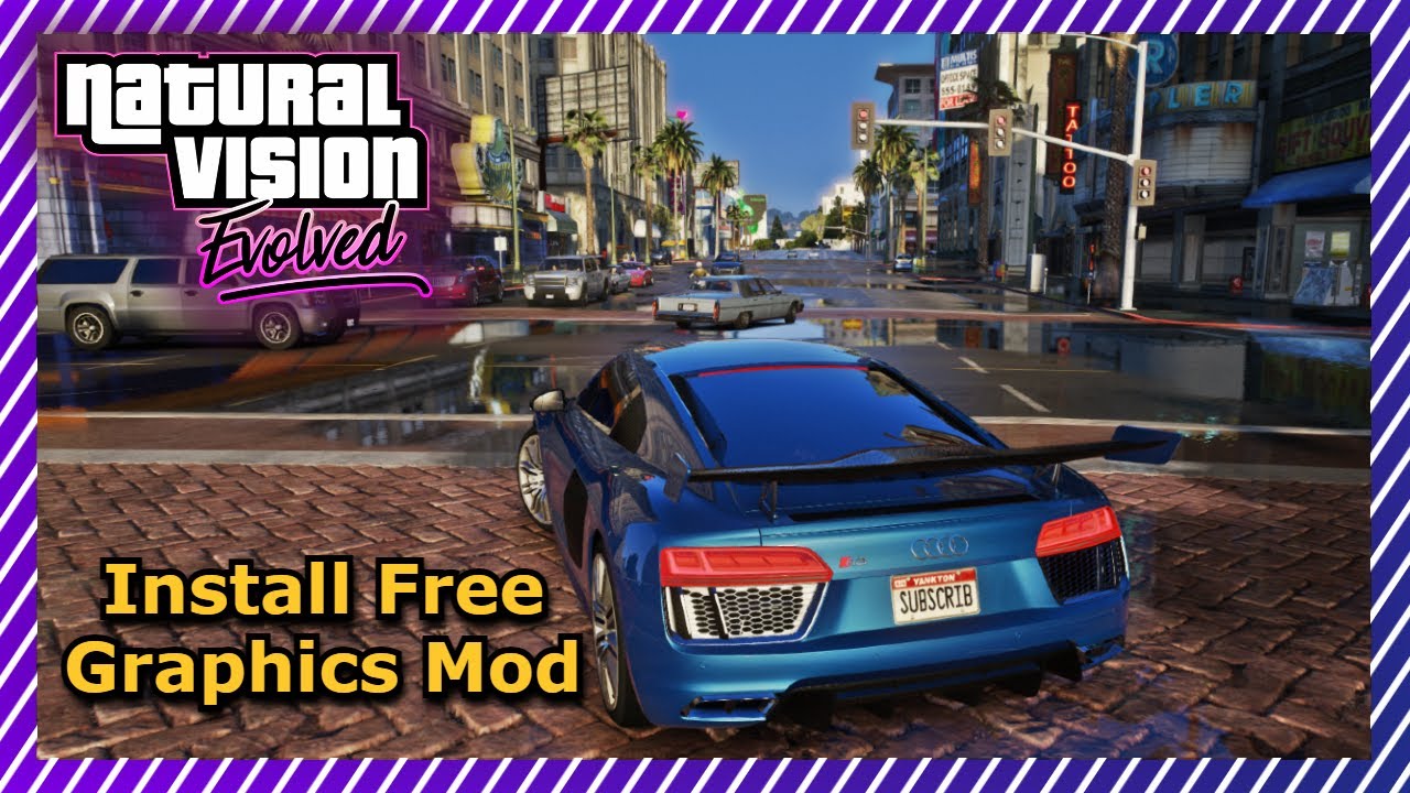 how to install natural vision evolved in gta 5 - YouTube