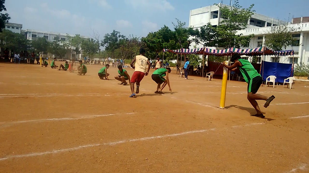 ##2016-17-- VRSCET vs Coimbatore inter zone kho-kho match...diffense ...