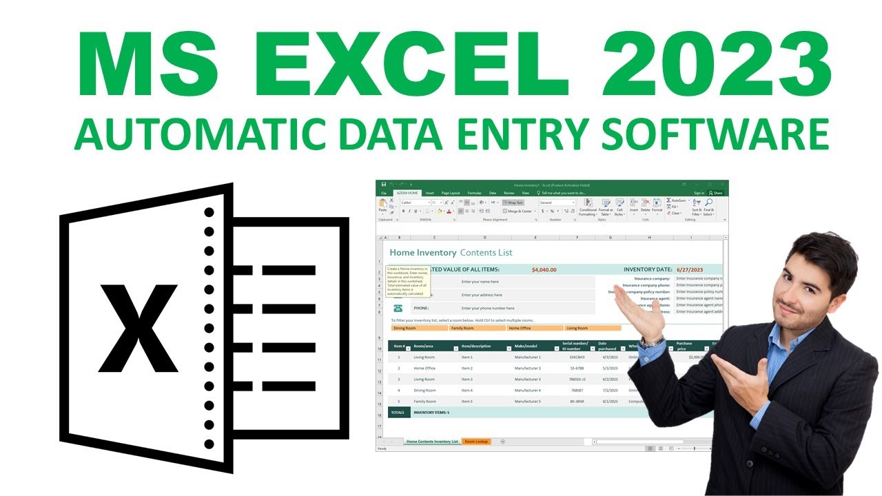 Data Entry Software on Excel|Excel Tricks 2023 - YouTube