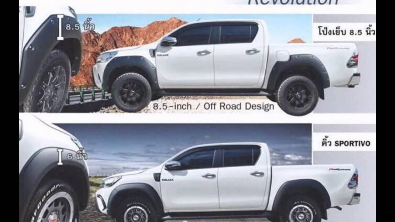 Toyota Hilux Revo 2015 Accessories available BY AUTOEXIM THAILAND - YouTube