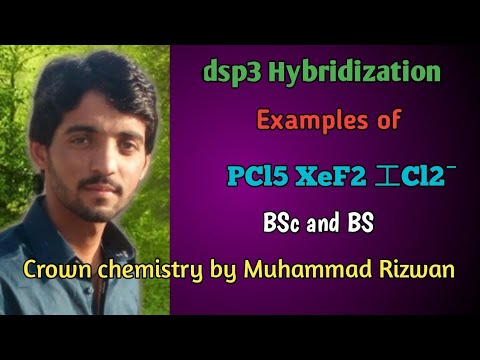 dsp3 hybridization|hybridization in PCl5 XeF2 & ICl2¯|Trigonal ...