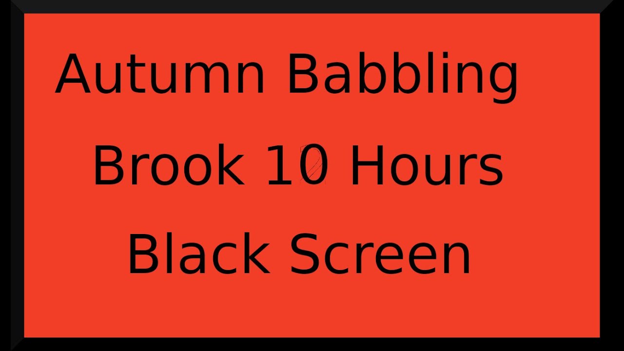 Darkness and Water - A 10 Hour Video to Help You Sleep - YouTube