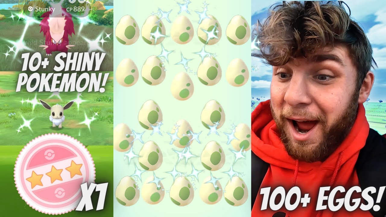 I Hatched Over 100 Shiny Boosted Eggs Hatched This Shiny! 100 IV Hatch ...