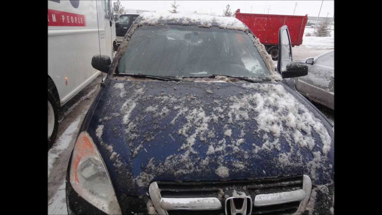 Slush bath in Calgary - YouTube