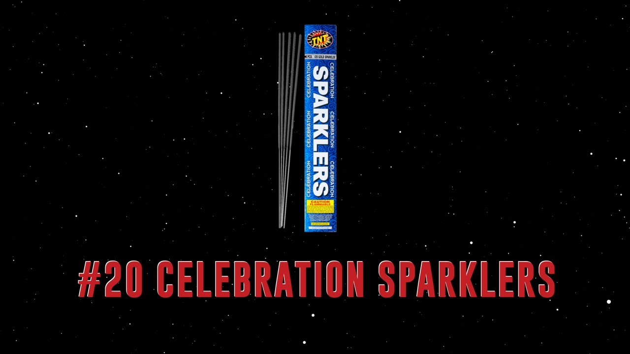 #20 Celebration Sparklers - YouTube