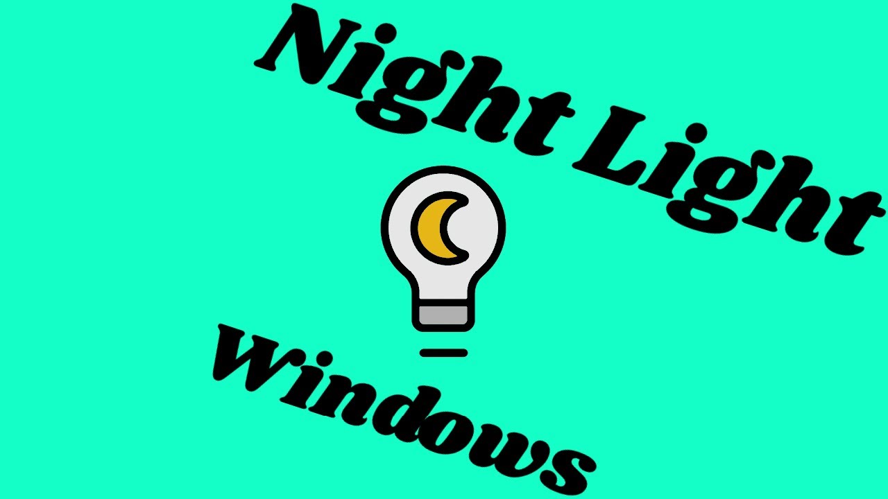 How to get Night Light on Windows 10 - YouTube