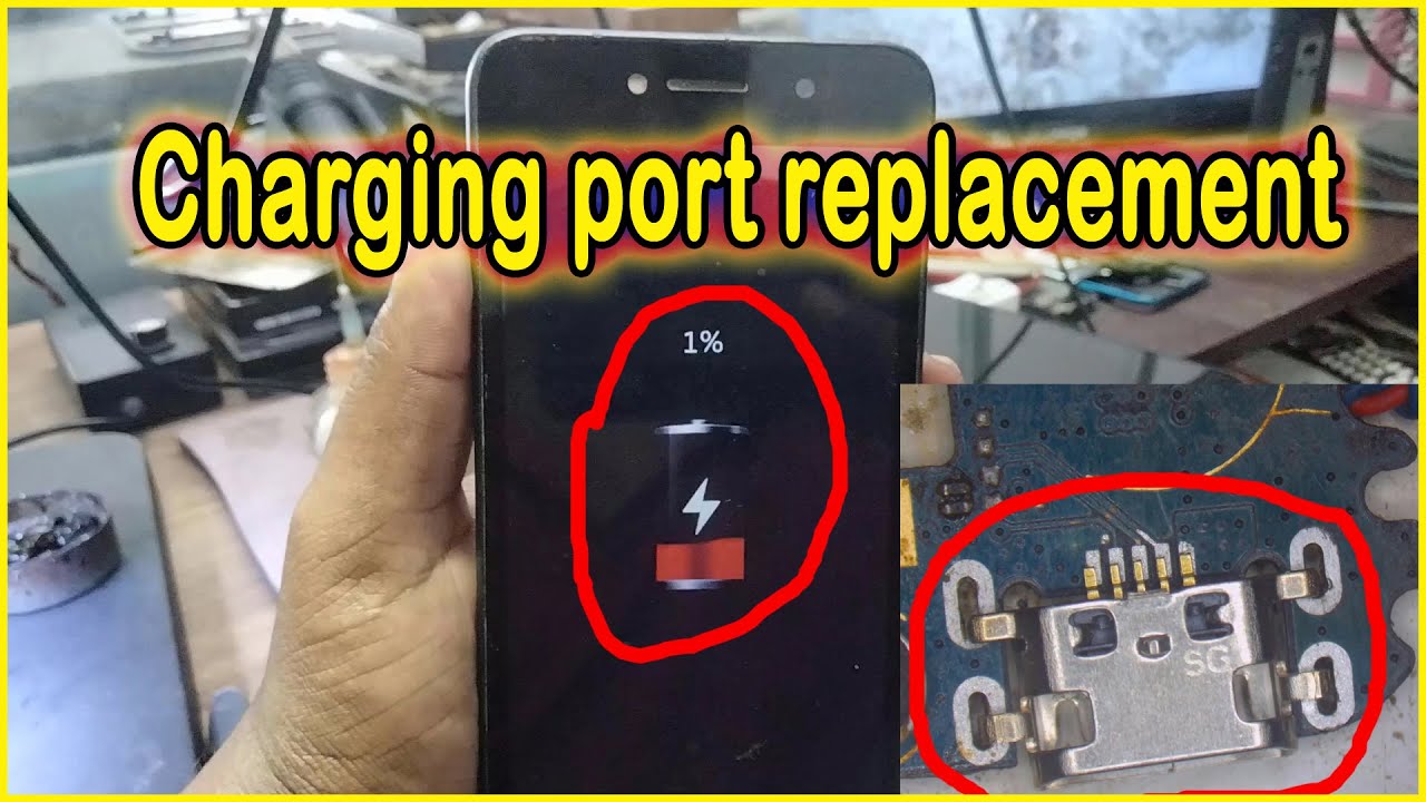 mobile charging pin repair | type c charging port replacement ...