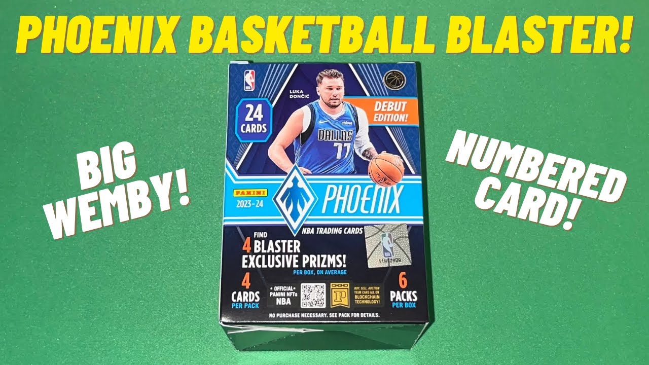 2023-24 Panini Phoenix Basketball Blaster Box Opening Review! DEBUT ...
