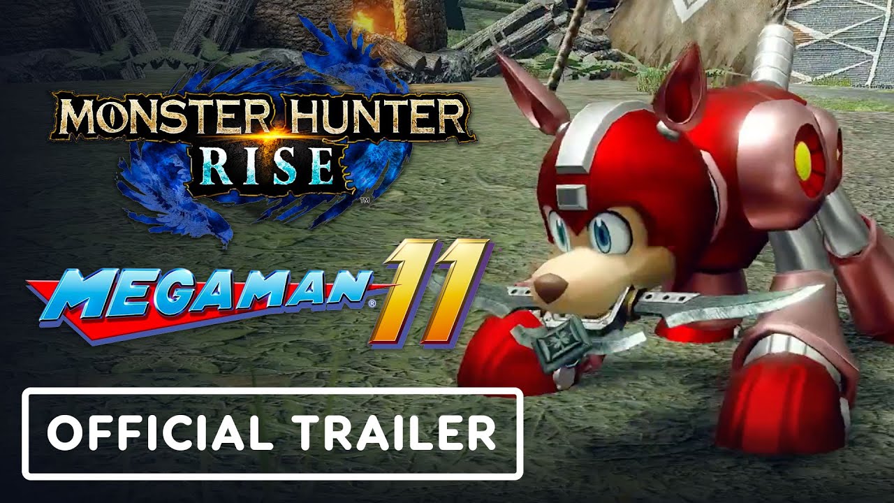 Monster Hunter Rise x Mega Man 11 - Official Collaboration Trailer ...