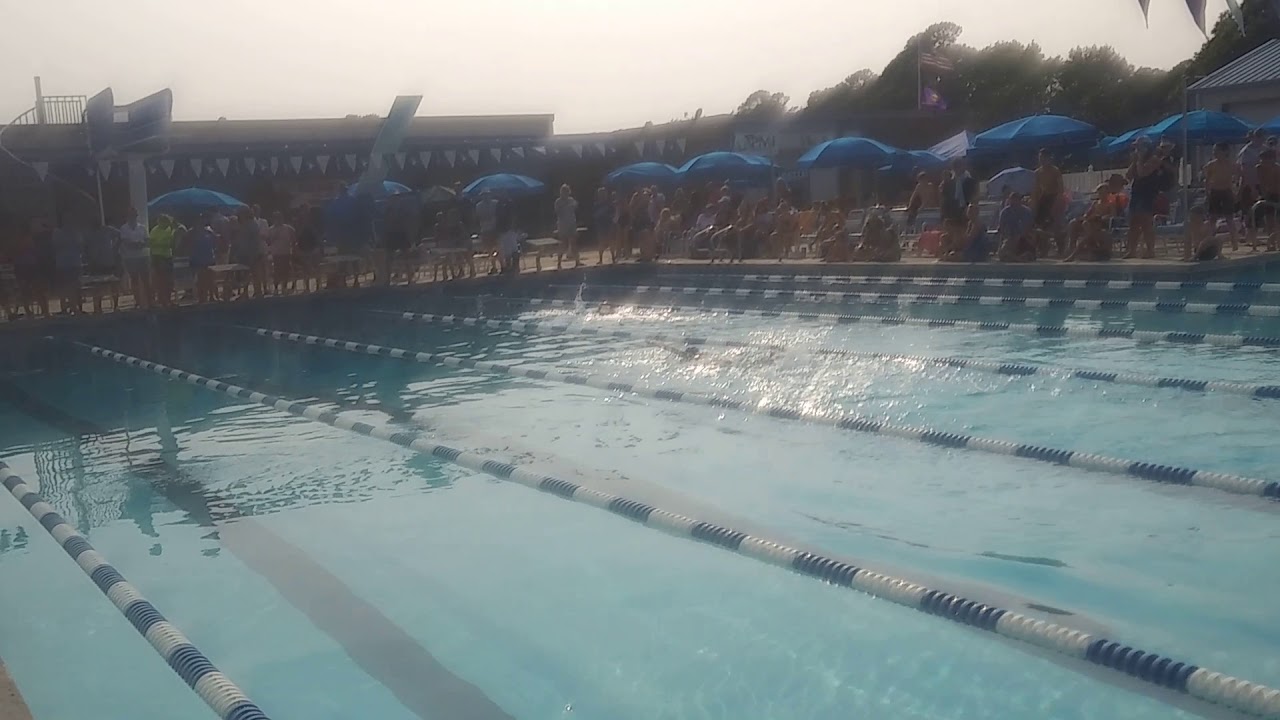 Anchor leg of 100m free relay - YouTube