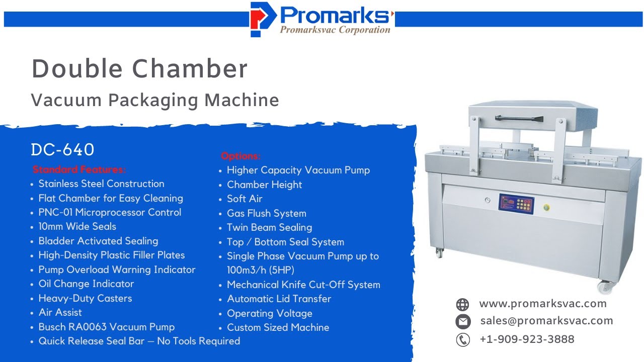 DC 640 - Double Vacuum Chamber Machine - YouTube