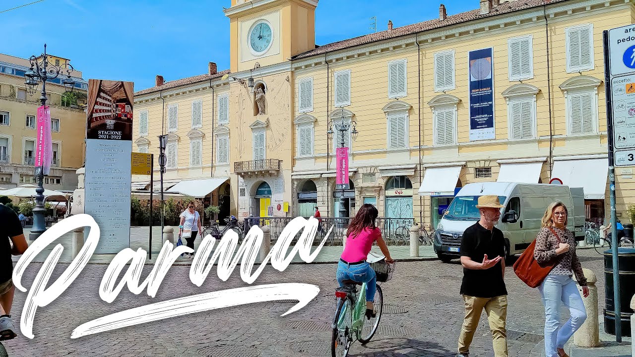 ADORABLE PARMA. Italy - 4k Walking Tour around the City - Travel Guide ...