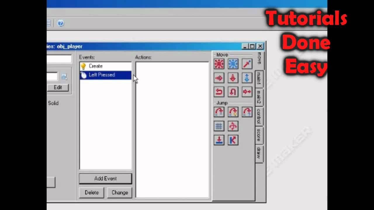 Game Maker 8 Tutorial Part 1 Your First Game - YouTube