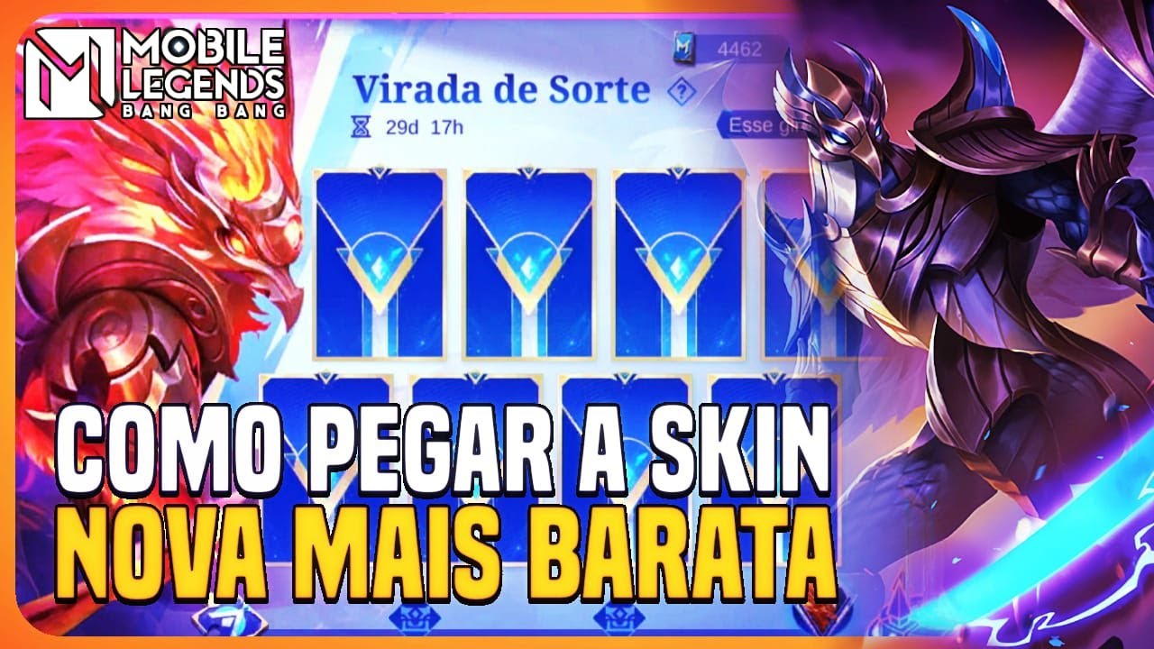 COMO PEGAR A NOVA SKIN ÉPICA DO KAJA MUITO MAIS BARATO | MLBB - YouTube