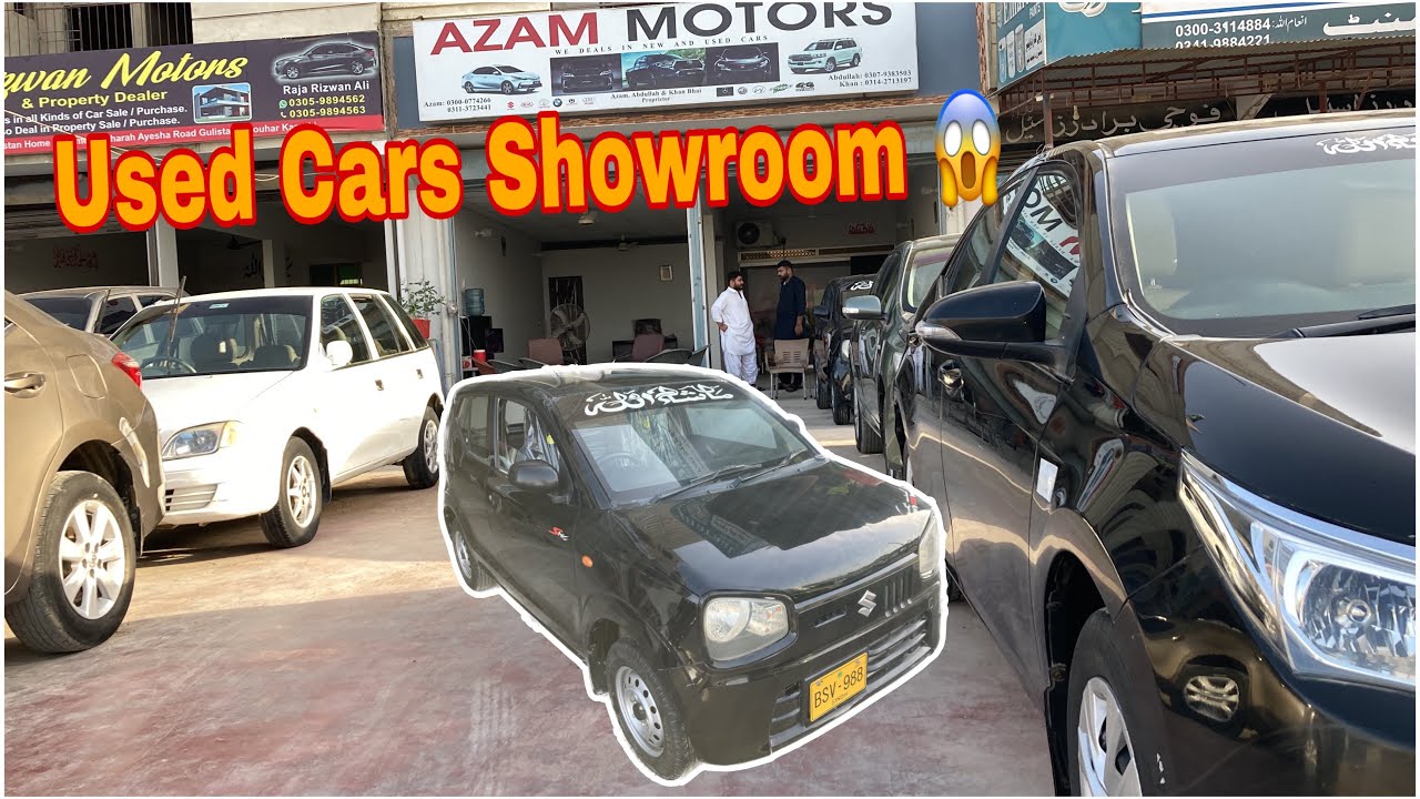 Used Car Showroom, Best deal, Suzuki Alto, Cultus , toyota Altis , Gli ...
