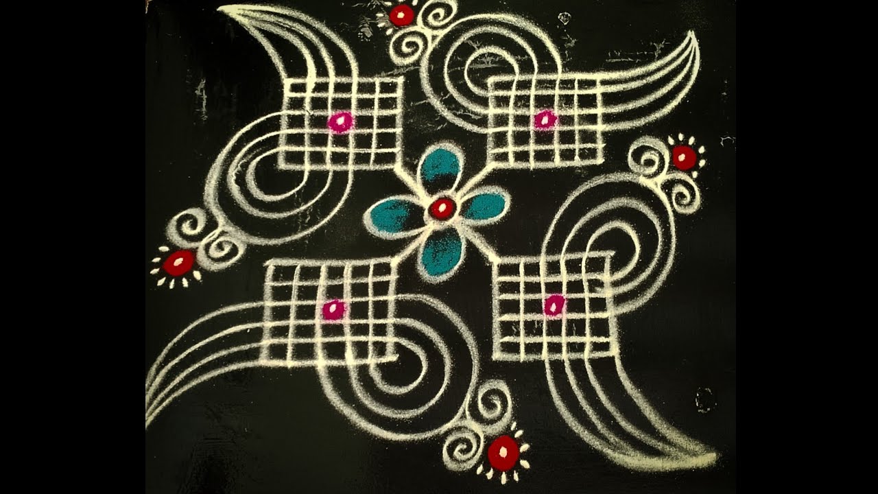 Easy Dhanurmasam Geethala Muggulu🌹Friday Padi Kolam Design's🌹Beautiful ...