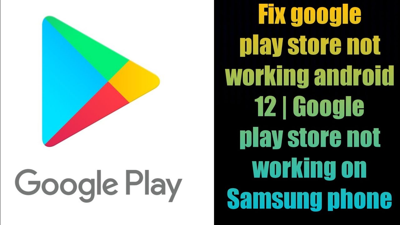 Fix google play store not working android 12 | Google play store not ...