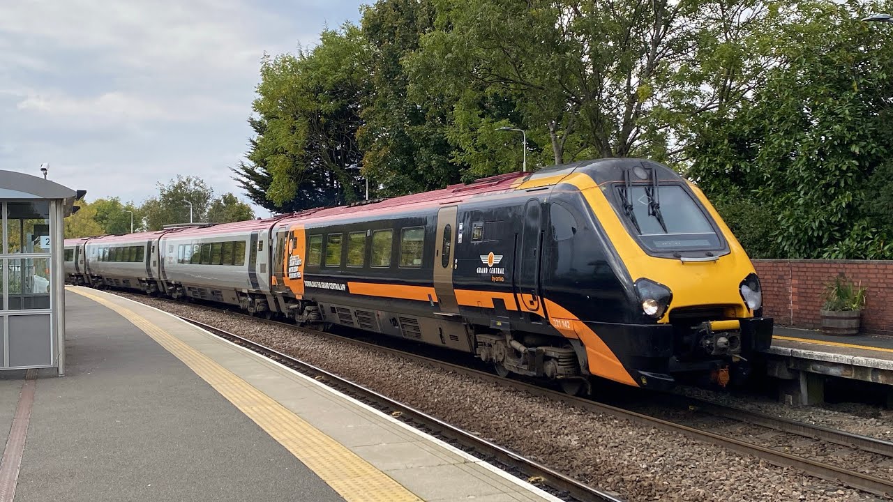 Grand Central 221 142 1A70 Bradford Interchange to London Kings Cross ...