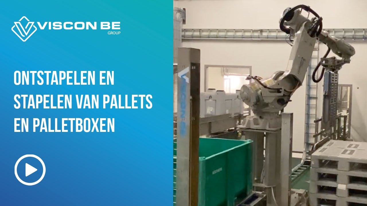 Stapelen en ontstapelen van lege palletboxen en pallets - Westvlees NV ...