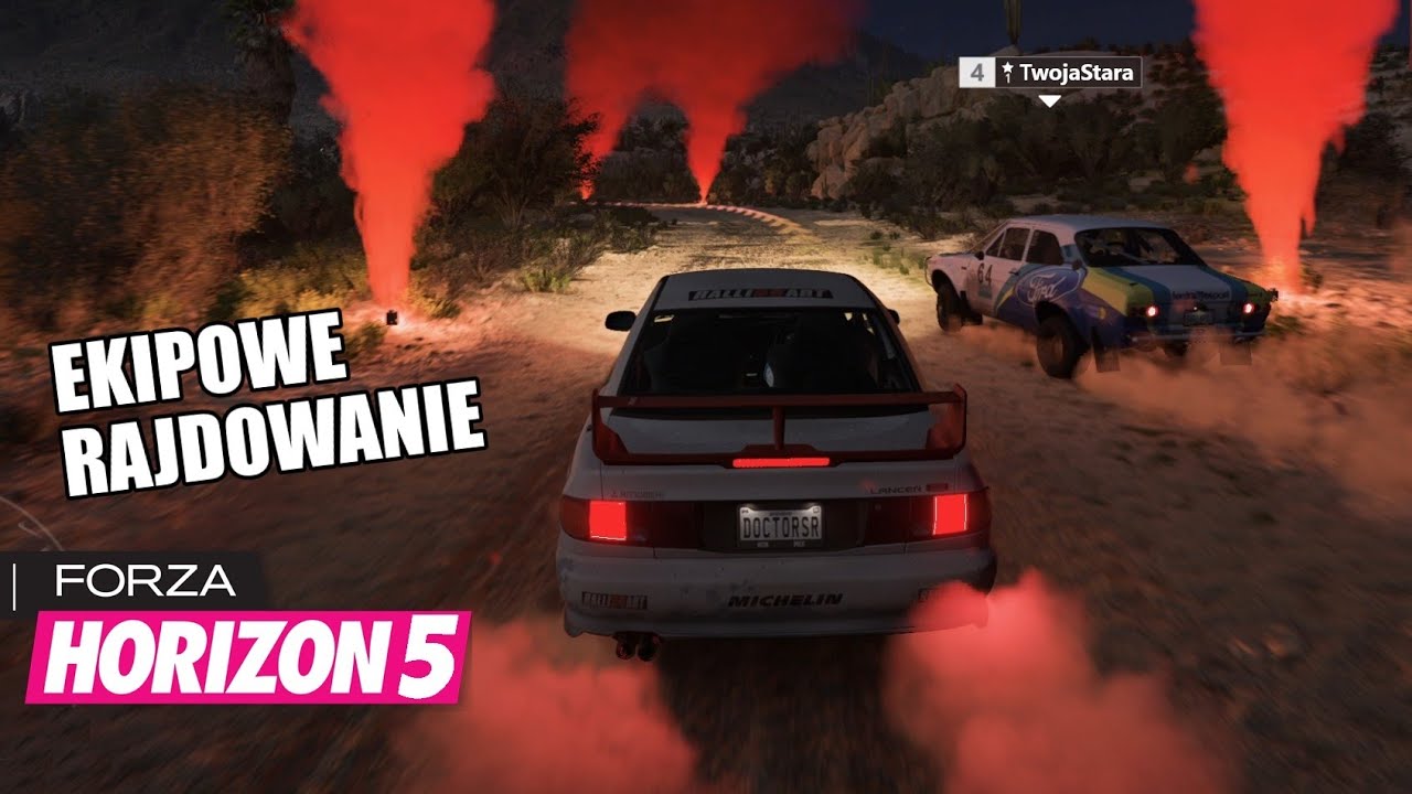 Ekipowe rajdowanie ! Forza Horizon 5 FH5 PL zabawy DSR TEAM - YouTube