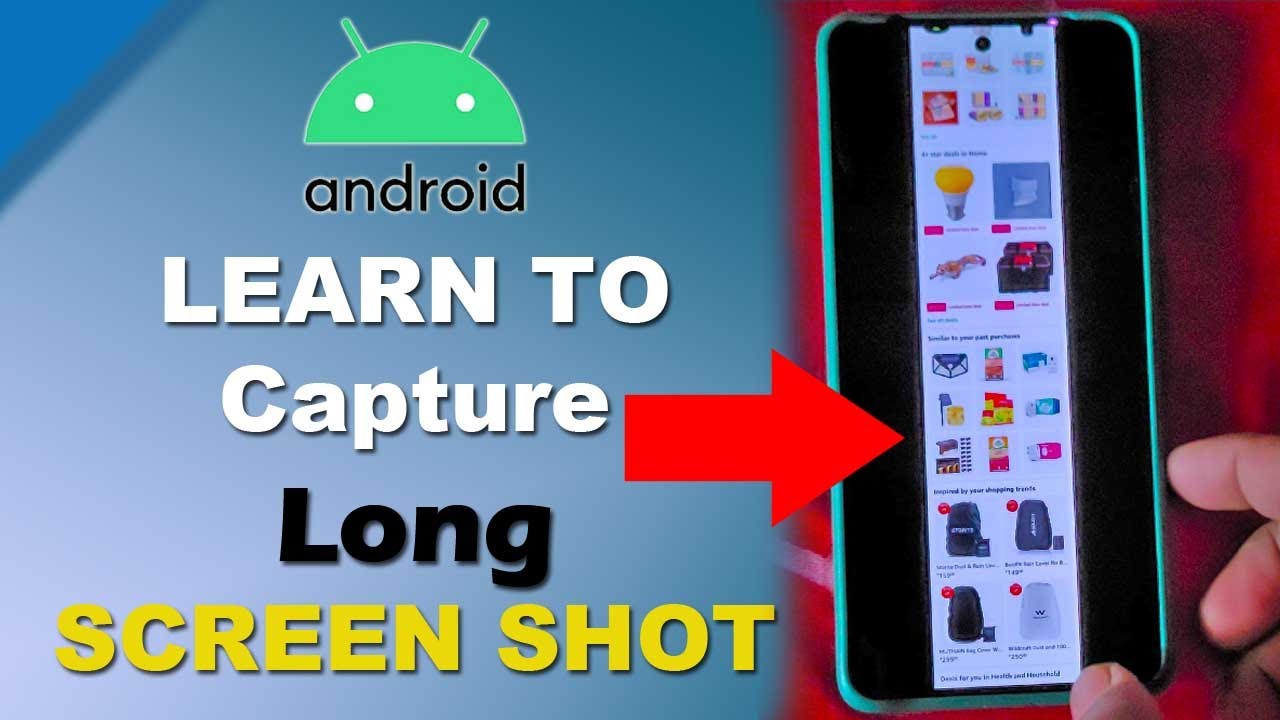 Learn To Capture LONG Screen Shot in Android Phone | Quick Method - YouTube