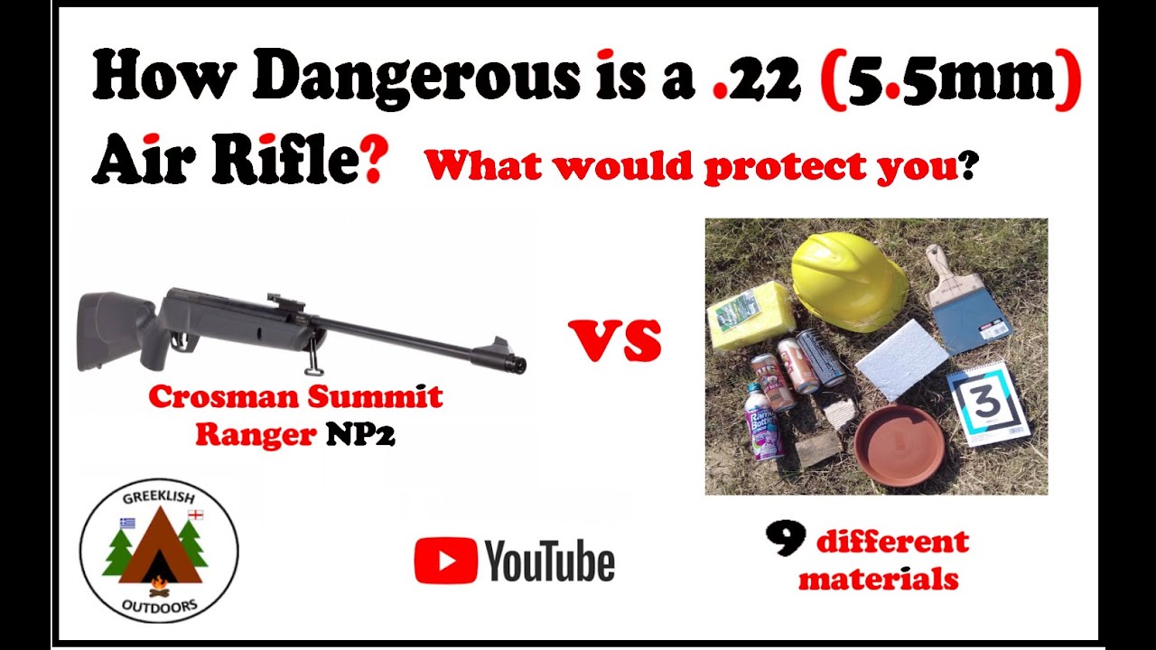 How Dangerous Is A 22 Cal 5 5 Mm Air Rifle YouTube