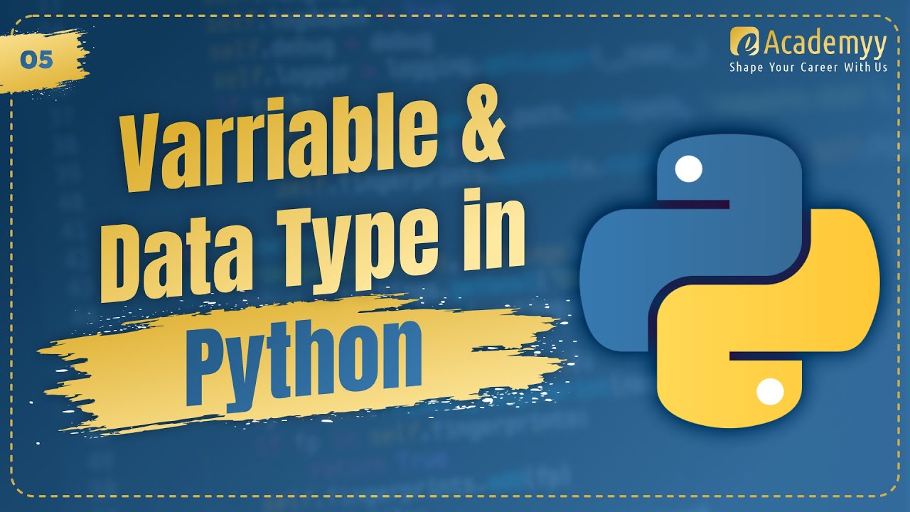 Variables & Data Types in Python (2025) 📊 | Python Tutorial for ...