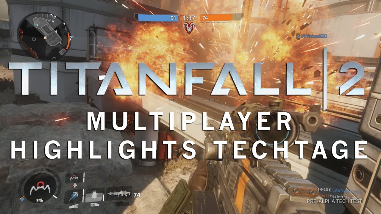 Titanfall 2: Tech Test - Multiplayer Highlights Techtage - YouTube