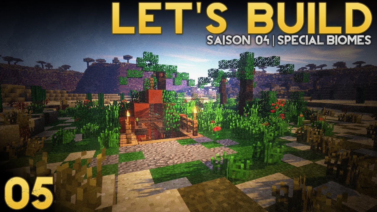 Une Oasis Dans le Désert - Let's Build Minecraft IV - YouTube