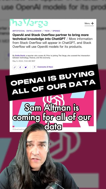 OpenAI partners with Stack Overflow - YouTube