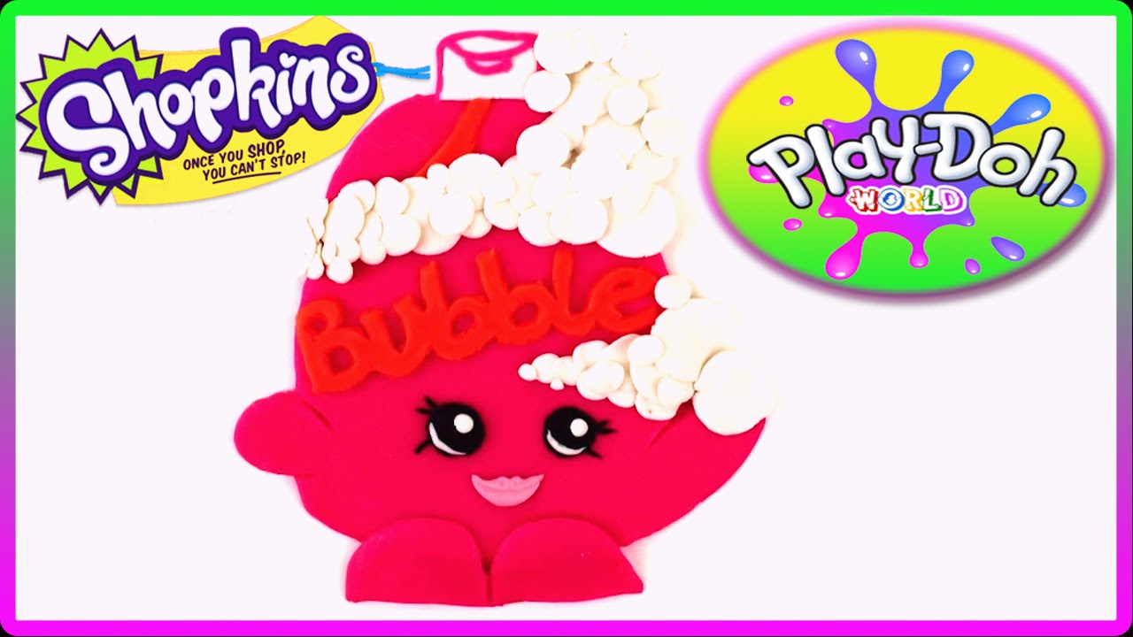♥ Play-Doh Shopkins Bubble Tubs Health & Beauty Shopkin Season 1 ...