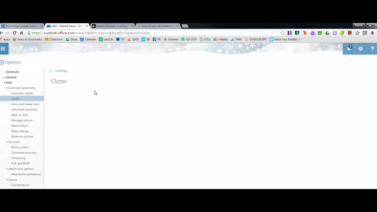 Turn off Clutter - YouTube