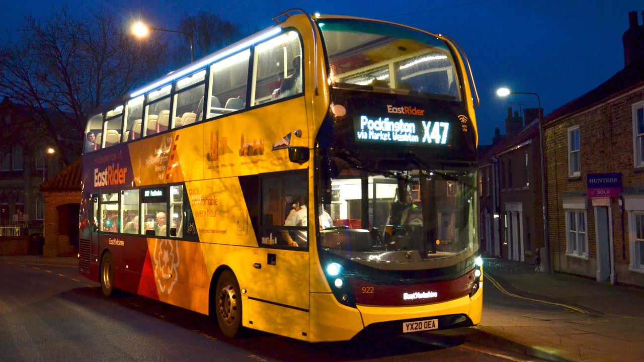 EastRider Journey: East Yorkshire 922 (YX20OEA) Alexander Dennis Enviro ...