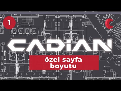 CADian Özel Sayfa Boyutu Ayarlama | DWG Yazdırma Ayarları