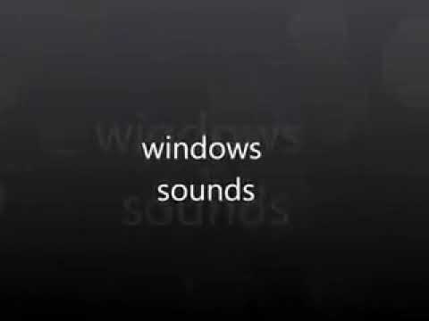 all windows sounds!! - YouTube