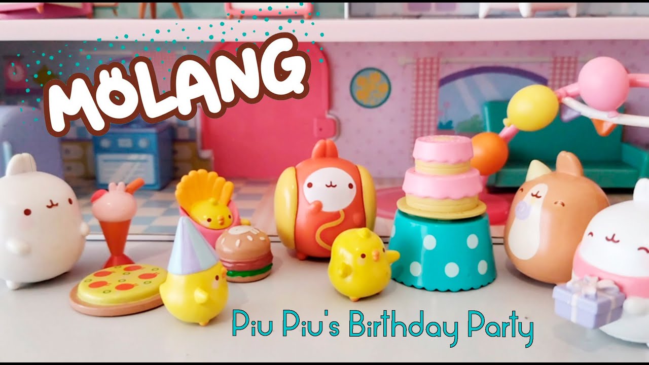 Molang - Piu Piu's Birthday Party - El cumpleaños de Piu Piu - YouTube