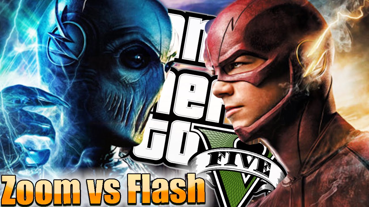 ZOOM MOD: GUERRA CONTRA O FLASH - GTA V PC MOD - YouTube