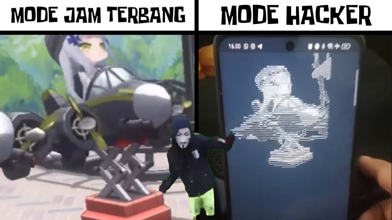 Mode Jam Terbang Versi Hacker... - YouTube