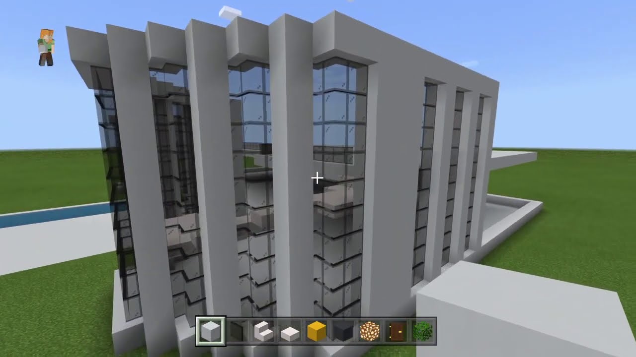 Minecraft Building HUGE House! Rich City - YouTube