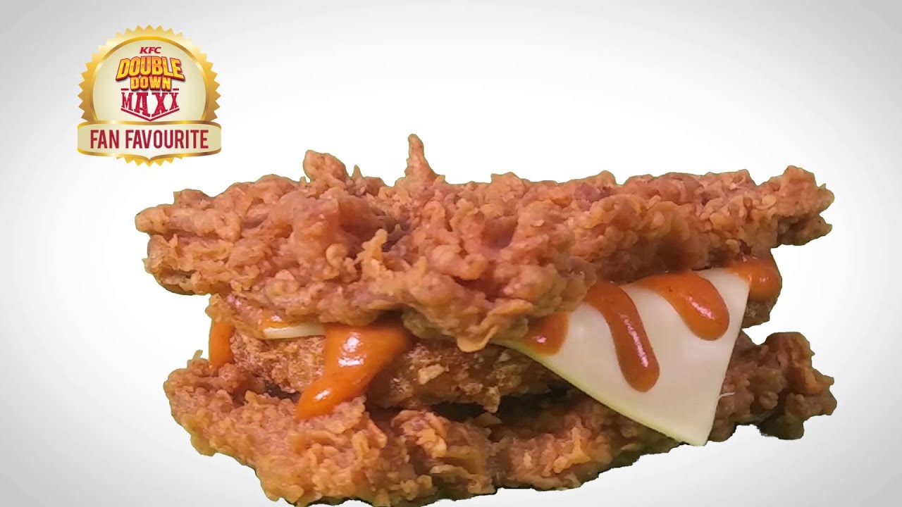 KFC Double Down Maxx Fan Favourite - YouTube