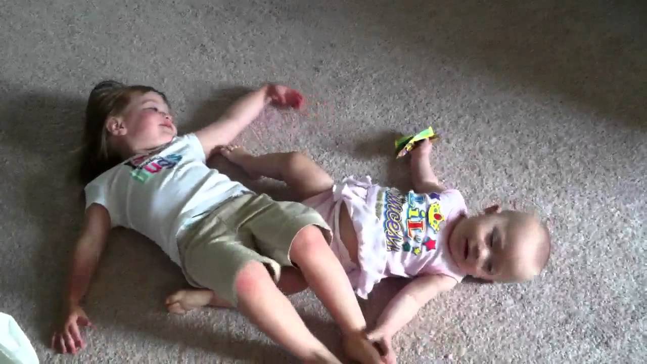 Emma and Baby Bells playing 2 - YouTube