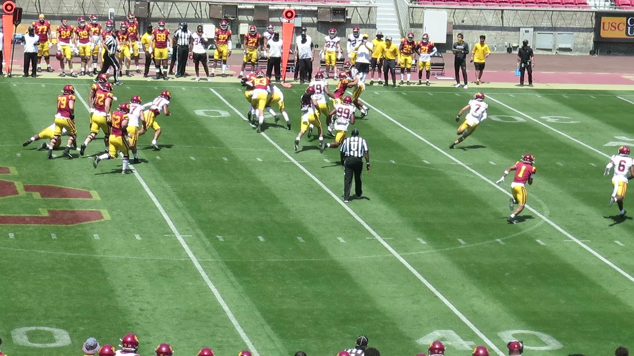 At trojancandy.com: USC Tailback Stephen Carr Runs in the 2021 USC ...