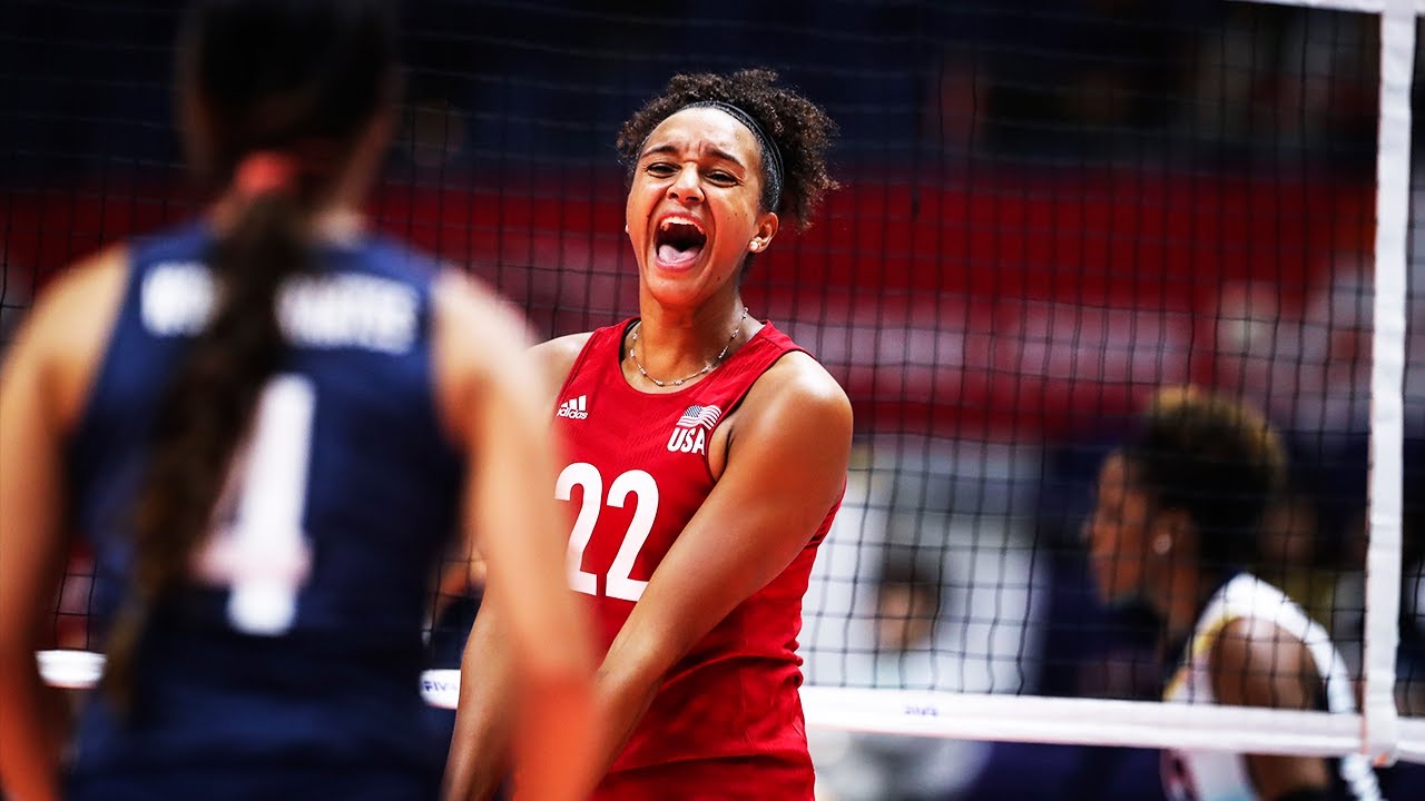🏐Amazing Haleigh Washington🏐| Best Volleyball Actions | Highlights ...