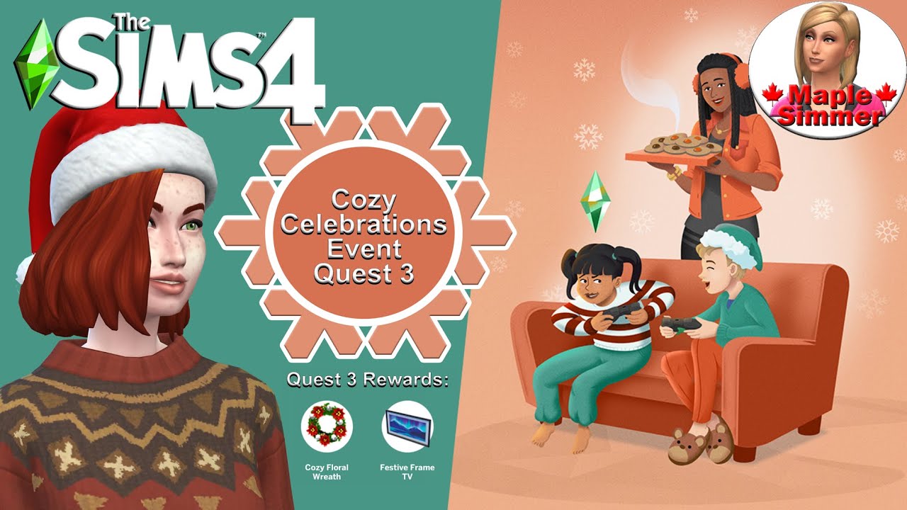 Cozy Celebrations Event Playthrough ️: Quest 3 (Sims 4) - YouTube